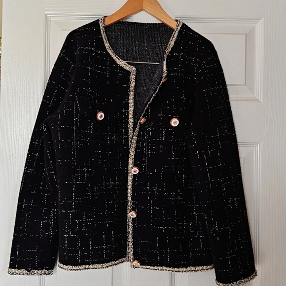 korean made | Jackets & Coats | Chanel Style Blazer | Poshmark